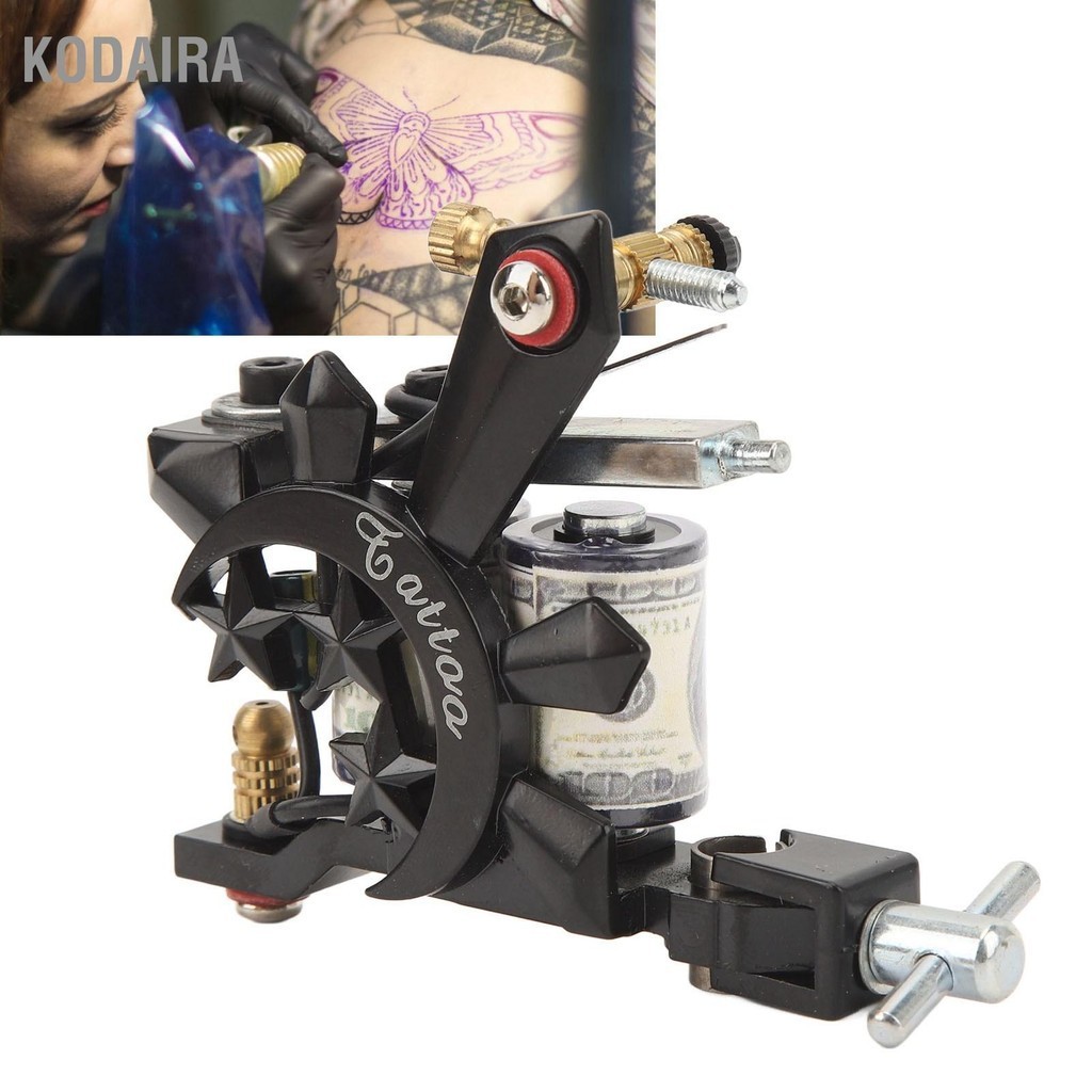 KODAIRA 10 Wraps Tattoo Coil Machine Liner Shader Professional ม้วนโลหะ ...