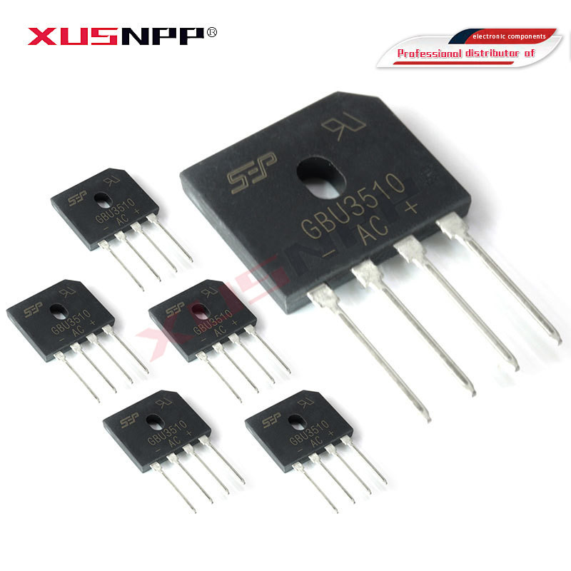 5pcs GBU1006 10A 600V GBU406 GBU408 GBU410 GBU606 GBU608 GBU610 GBU806 ...