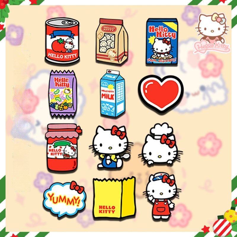 Hello Kitty Resin สติ๊กเกอร์ติดตู้เย็นญี่ปุ่น Cute KT Magnetic All ...