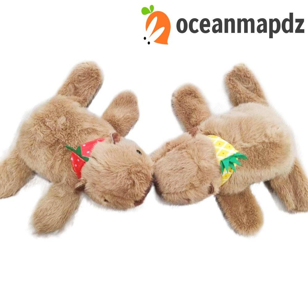 Oceanmapdz Capybara Plush Papa Circle, ตุ๊กตาสัตว์ตุ๊กตาการ์ตูนสนุก Pop ...