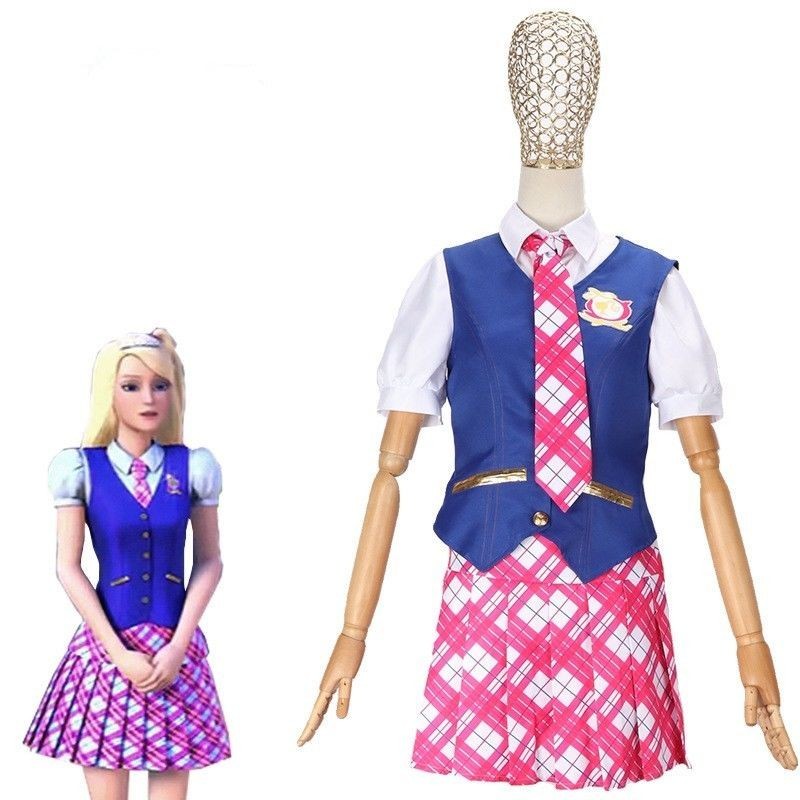 princess charm school uniform delancey cosplay Barbie Princess Charm ...