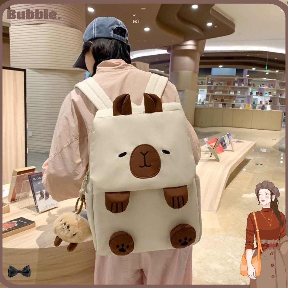 Bubble Capybara Backpack, Kawaii Capybara Capibala Bag, 2024 กระเป๋า ...