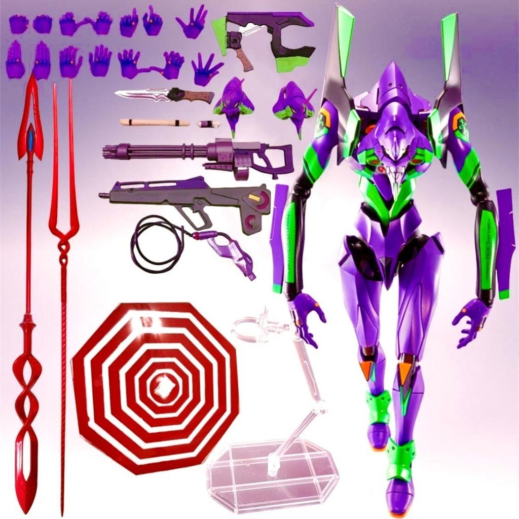 Evangelion Eva 01 Model With Super Sharp Full Accessory Set ...
