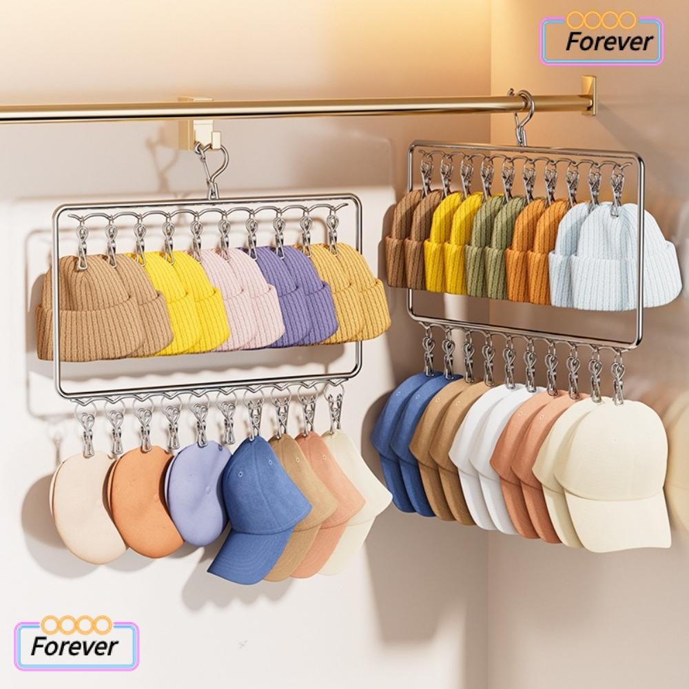 Forever ที่หนีบผ้ากันลม, ชั้นวางคลิปประหยัดพื้นที่หลายชั้น, สแตนเลส ...