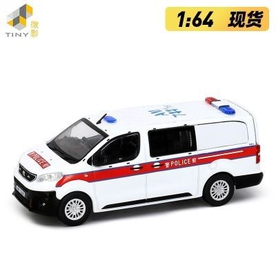 Tiny Micro Shadow 71 Peugeot Expert รถตํารวจ AM7441 โมเดลรถอัลลอย 1: 64 Out of Print Model ...