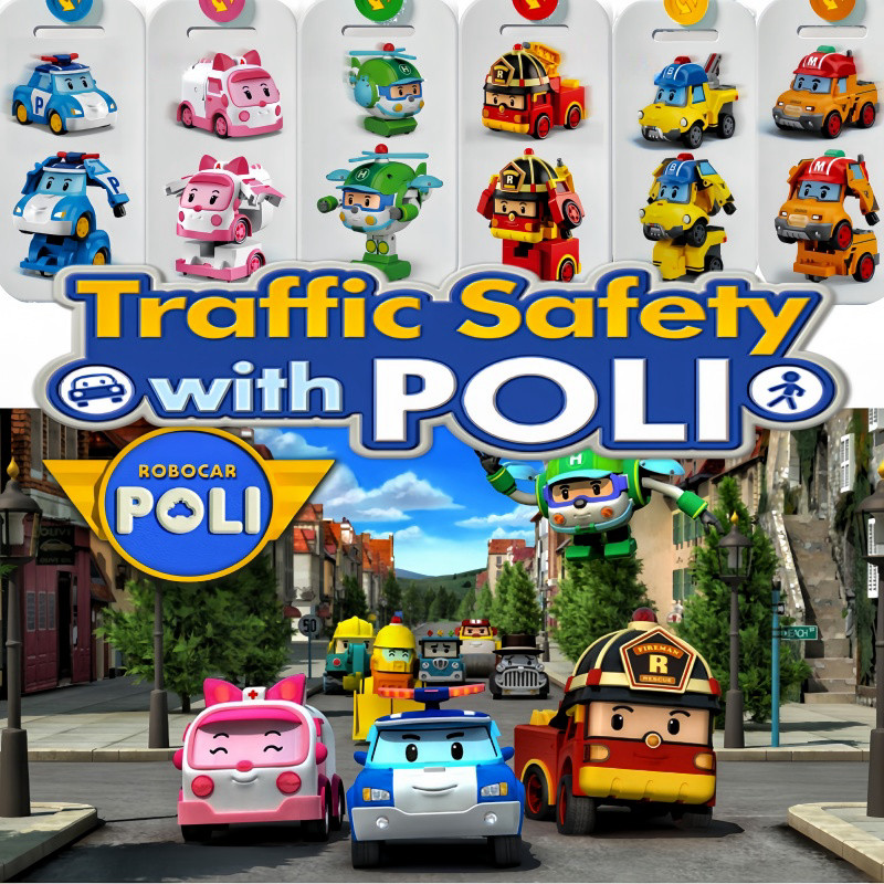 🚙COD🚙 Robocar Poli รถตำรวจของเล่น ของเล่นเด็ก สามารถเปลี่ยนรูปได้ ...