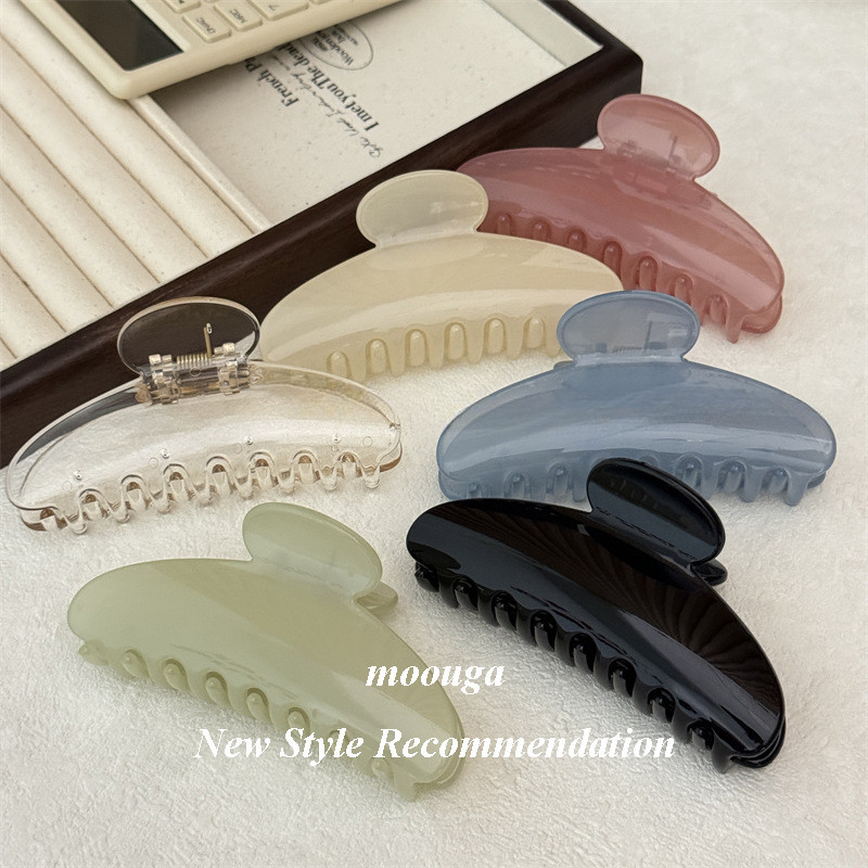 Mouga/สไตล์ใหม่ Ingot Grab Clip เวอร์ชั่นเกาหลีกิ๊บติดผมอารมณ์เรียบง่าย ...