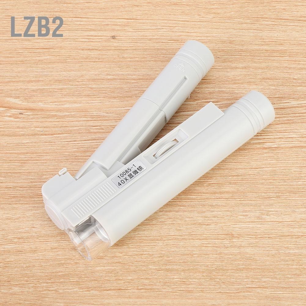 LZB2 40X ซูมขนาดพกพา LED กล้องจุลทรรศน์แว่นขยายไมโครเลนส์สำหรับโทรศัพท์มือถือสากล | Shopee Thailand