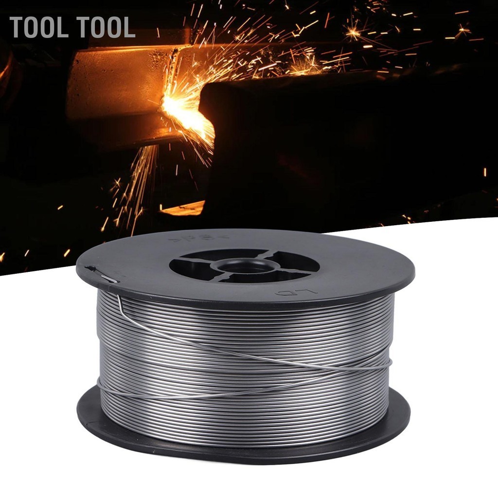 Tool Gasless Flux Core ลวดเชื่อมเหล็กคาร์บอน 0.8 มม.Solid Cored Wire ...