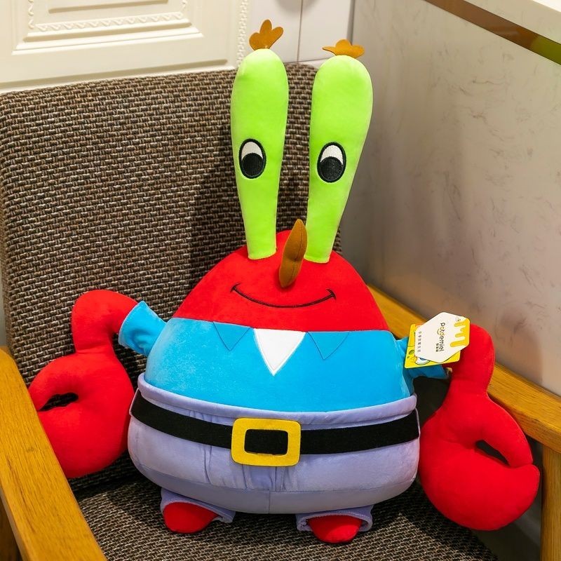นาย Krabs Crab ของเล่นตุ๊กตาหมอนเด็กเครื่องประดับตุ๊กตาห้องนอน ...