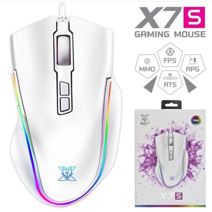 เมาส์มาโครรุ่นใหม่ล่าสุด NUBWO X7s ของแท้100% รับประกัน2ปีเต็ม | Shopee Thailand