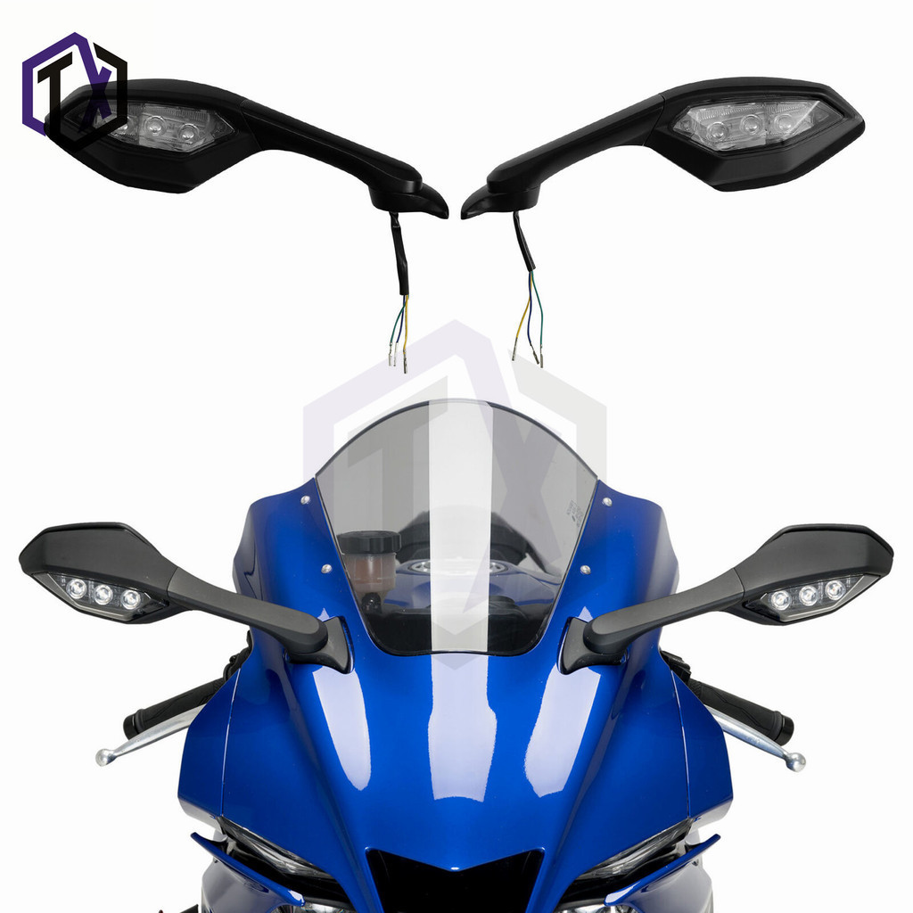 ขายร ้ อนเหมาะสําหรับ Yamaha YZF R1 15-16-17-18-19 R6 17-18-19 กระจกย ้ ...