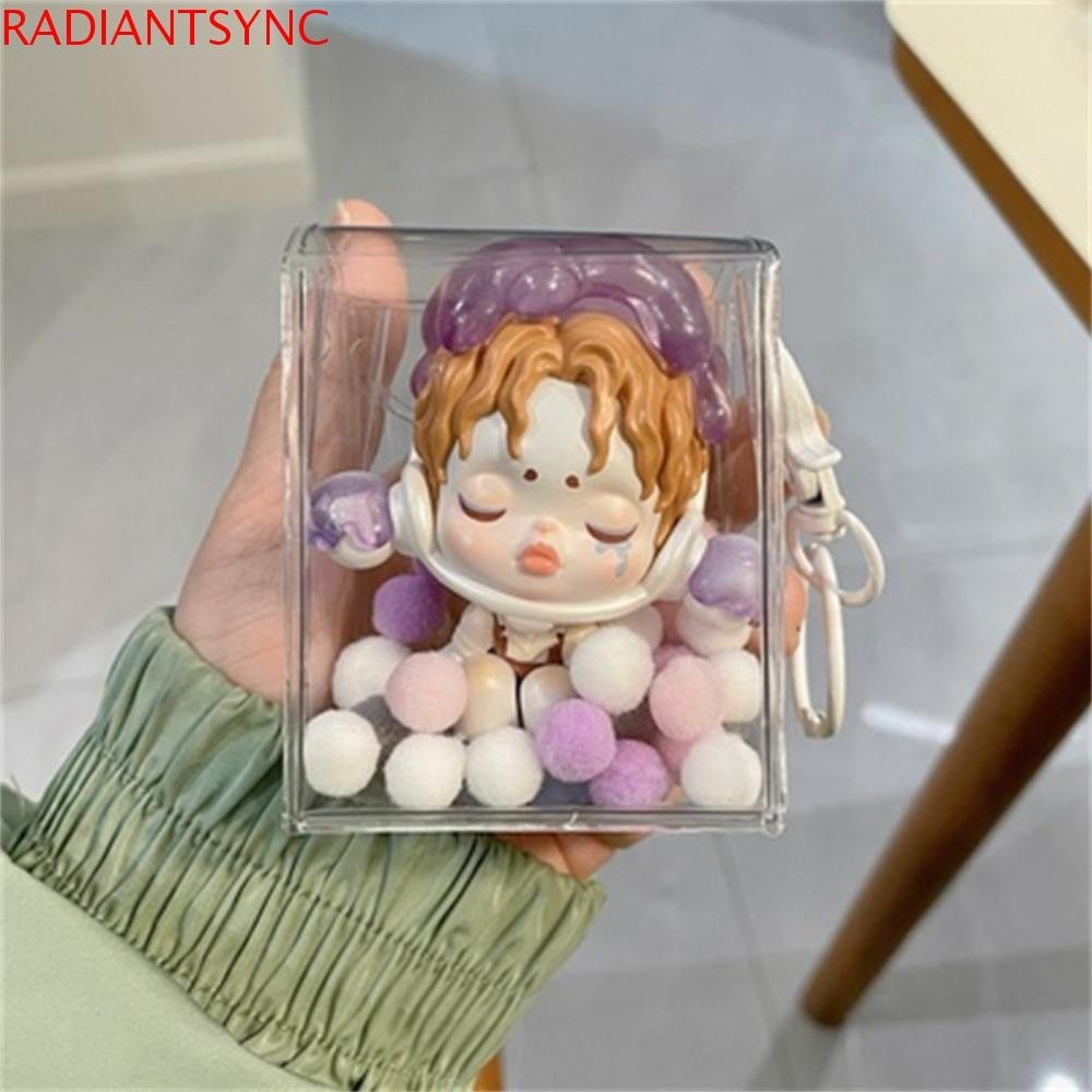 Radiantsync PVC ตุ๊กตาพวงกุญแจแสดงแพ็คตุ๊กตาโปร่งใสแสดงแหวนกุญแจ,พร้อมพวงกุญแจ PVC ฝุ่นใสตุ๊กตา ...