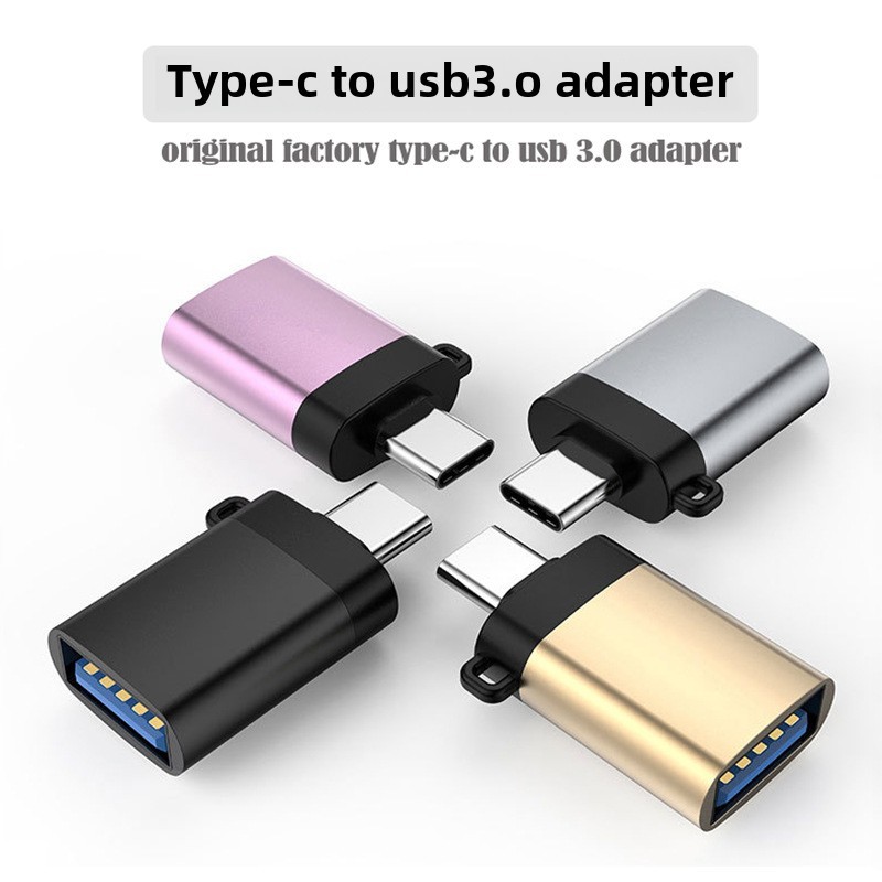 อะแดปเตอร์ USB เป็น Typec3.0 อะแดปเตอร์ OTG ความเร็วสูงโทรศัพท์มือถือ Typec เป็น USB | Shopee ...