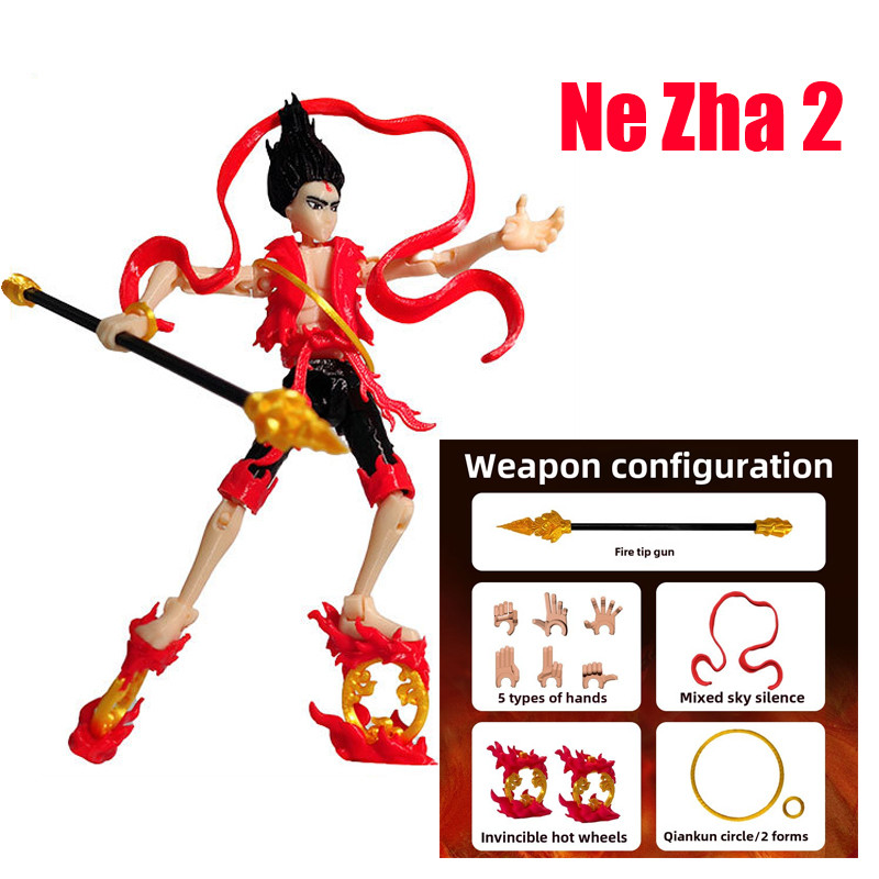 2025 Dummy Nezha Action Figure Ne Zha 2 รุ่นข้อต่อที่สามารถเคลื่อนย้าย ...