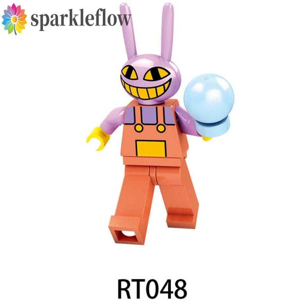 Sparkleflow Digital Circus Pomni Building Blocks, ตัวละครอนิเมะแบบถอด ...