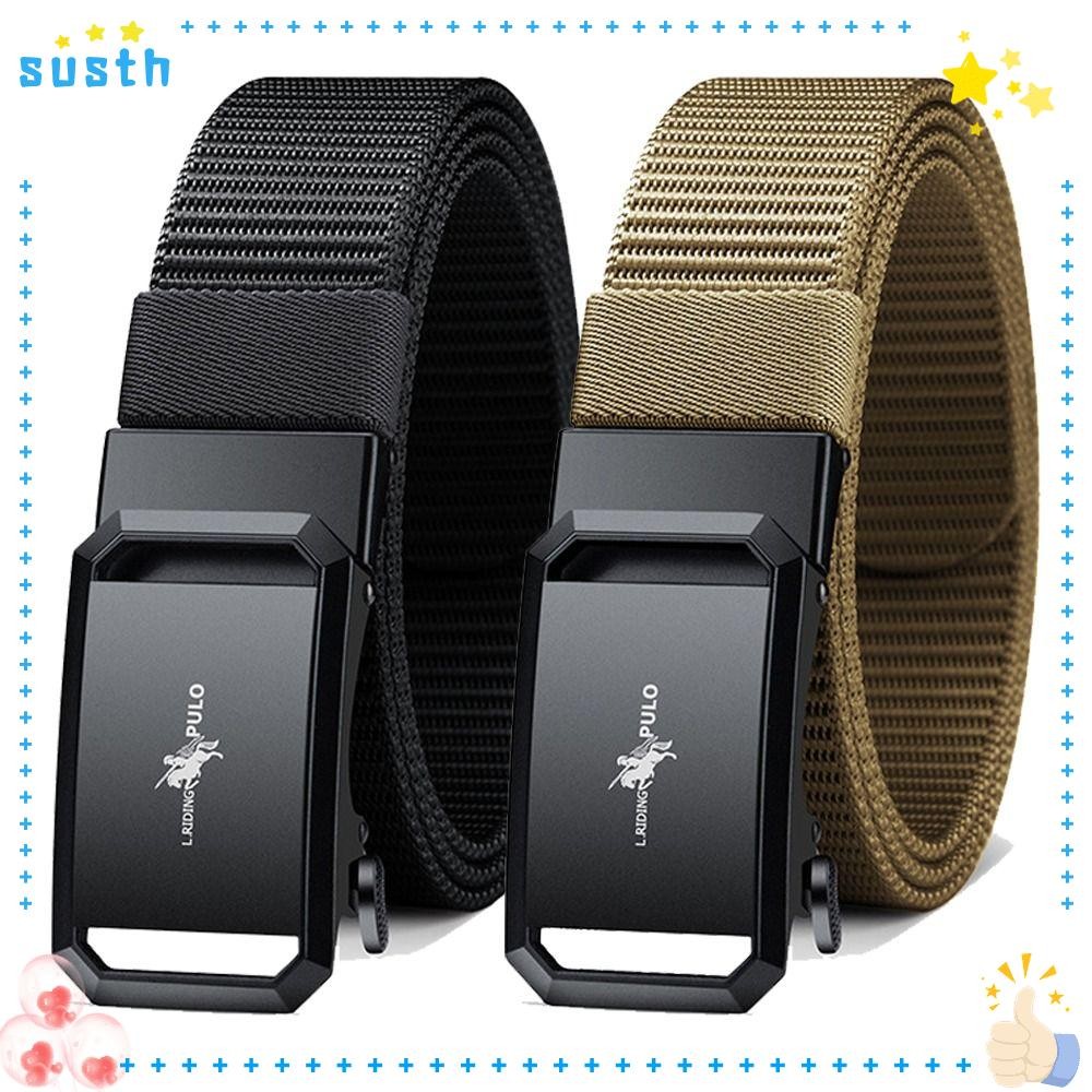 Susth เข็มขัดถักไนลอน, แบรนด์หรูธุรกิจลําลองเข็มขัดหัวเข็มขัดอัตโนมัติ ...