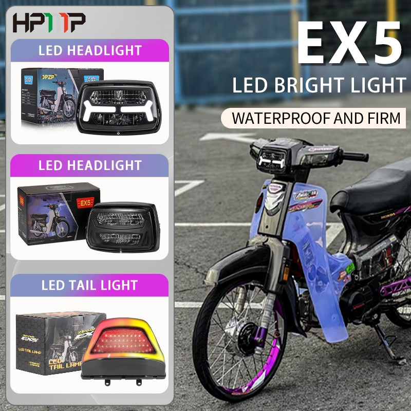 ไฟหน้า LED Ex5 ไฟท้าย PNP พร้อมไฟแถบ ไฟหน้า ไฟสัญญาณ ไฟเลี้ยว อุปกรณ์เสริมมอเตอร์ไซค์ HONDA EX5 ...