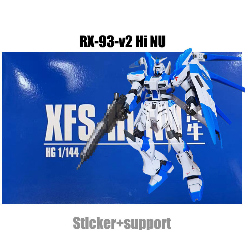 โมเดลกันดั้ม Hi V Gundam Hg RX-93-Ф2 Fighter Influx Hi Nu Vrabe ของเล่น ...