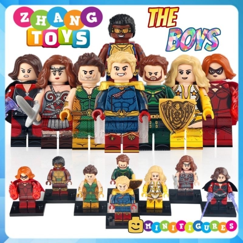 The Boys Homelander Starlight Soldier Boy Stormfront A-Train Queen ...