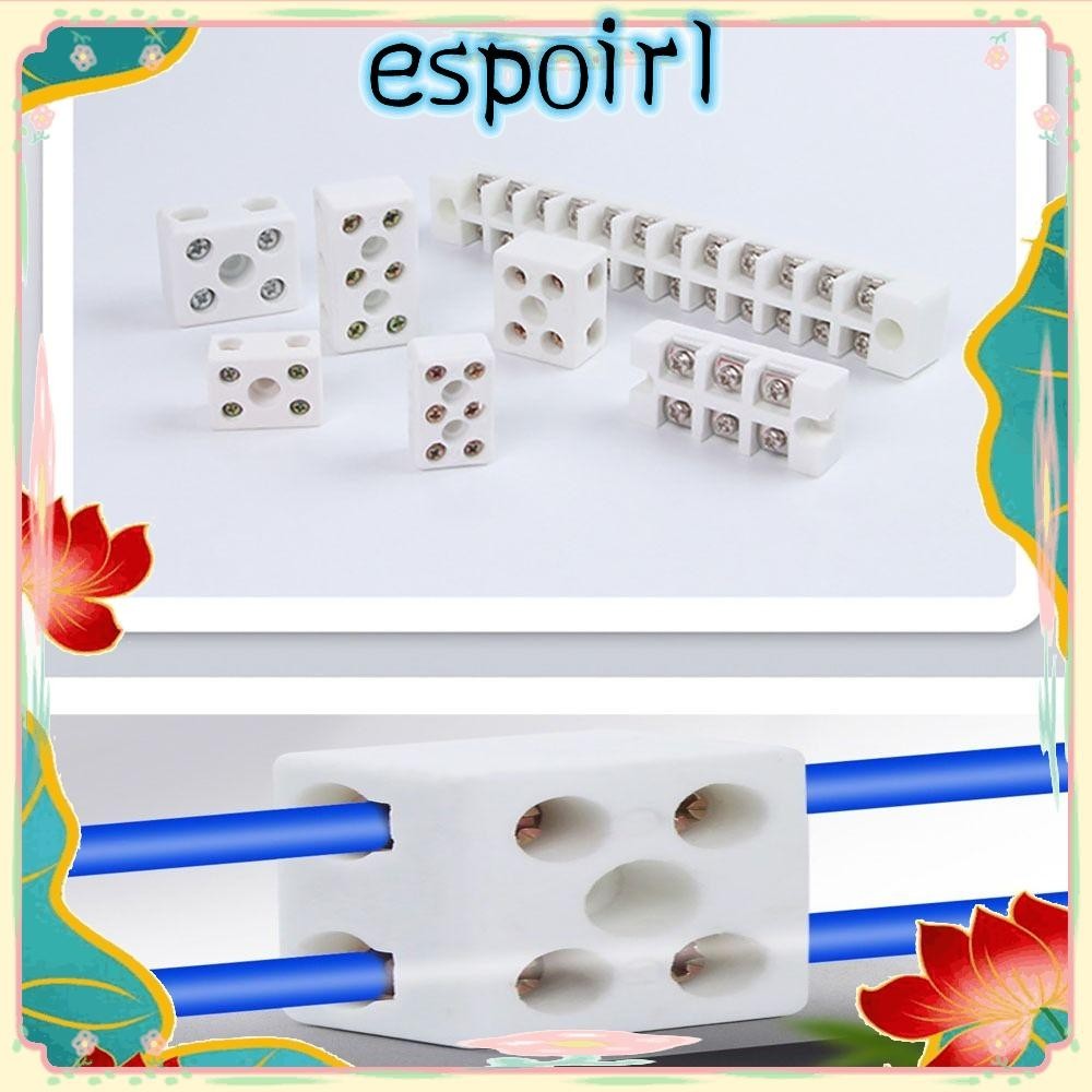 Espo เซรามิคขั ้ วต ่ อสายไฟ Block, อุณหภูมิสูงทนไฟฟ ้ าสกรูขั ้ วต ่ อ ...