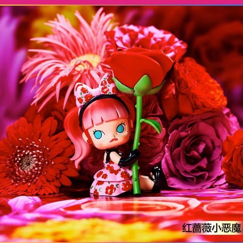 Jasmine Molly Curly Sichuan Real Flower Instant Phantom Series Red Rose 2254