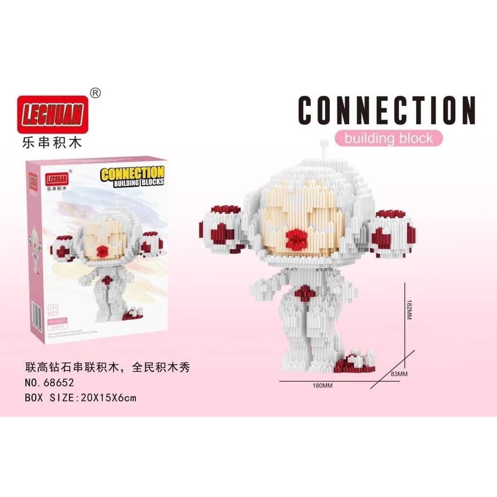 MEGA ตัวต่อ นาโน คิมม่อน kimmon 68652 68653 ของเล่น เลโก้ คิมมอน มอลลี่ ...