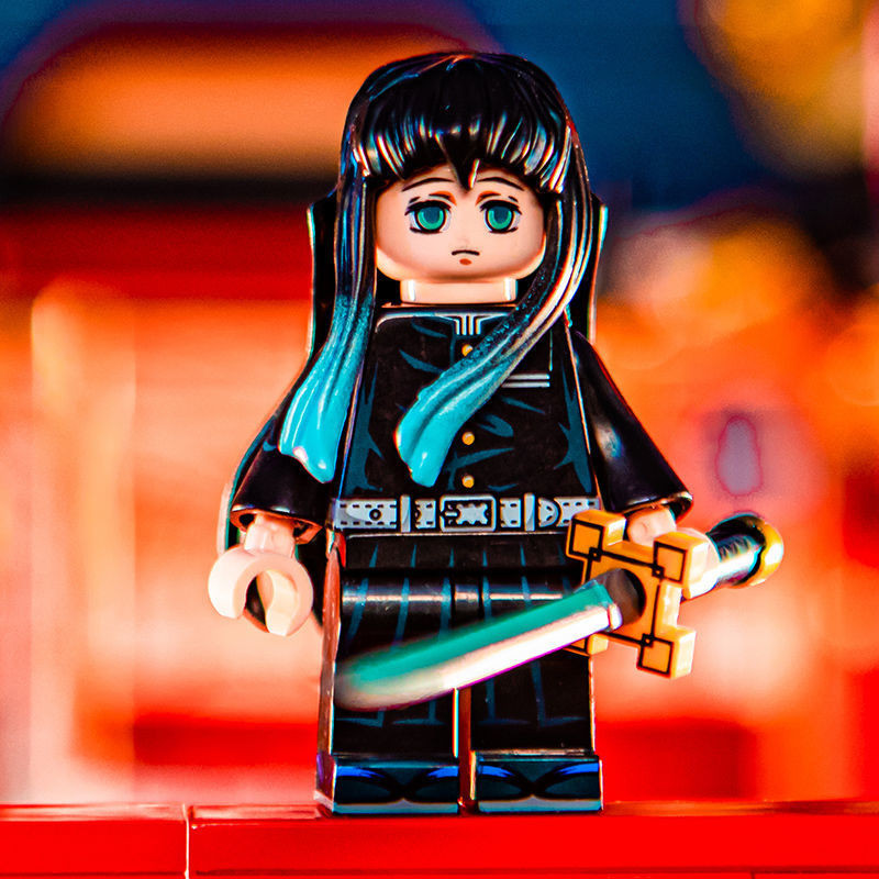 ใช ้ งานร ่ วมกับ Lego Demon Slayer Kasumichiro Muichiro Building ...