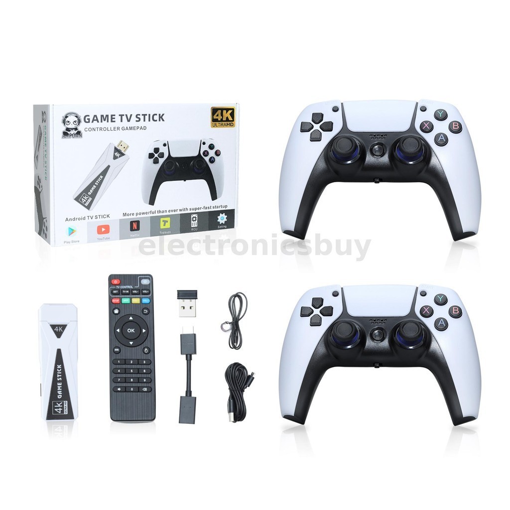 Ampown U10 64GB 10000 + เกม 4K UHD เกม Stick สําหรับ PSP PS1 N64 MD ...