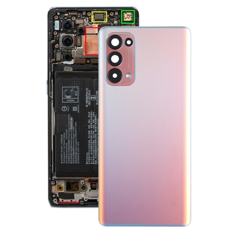 ฝาหลังแบตเตอรี่สําหรับ OPPO Reno 5 Pro 5G PDSM00, PDST00, CPH2201 ...