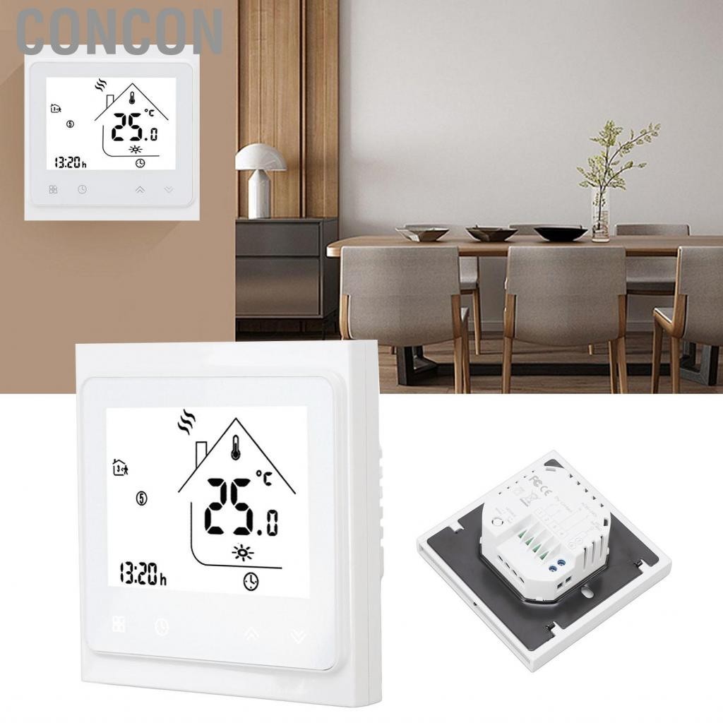 Concon Digital Thermostat With Large LCD Display Boiler Heating Smart ...