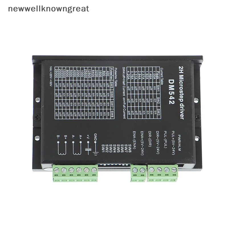 Newwellknowngreat DM542 Stepper Motor Controller 2 เฟส Digital Stepper ...