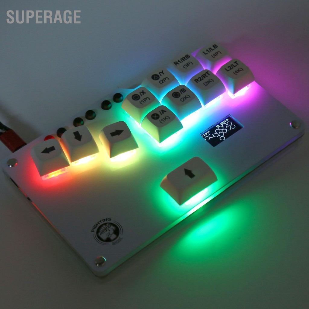 Superage สำหรับต่อสู้กล่องคีย์บอร์ดสำหรับHitbox WASD GP2040 CE ...