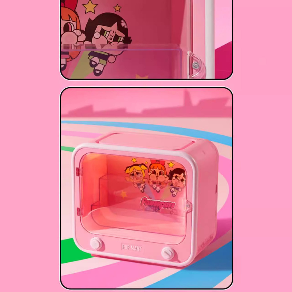 Popmart CRYBABY x Powerpuff Girls Series Pink Display Box สินค้าการปรับ ...