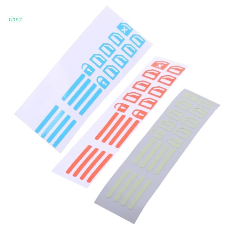 Char Lift Button Stickers Luminous Repair Decals สติ๊กเกอร์ติดประตู ...