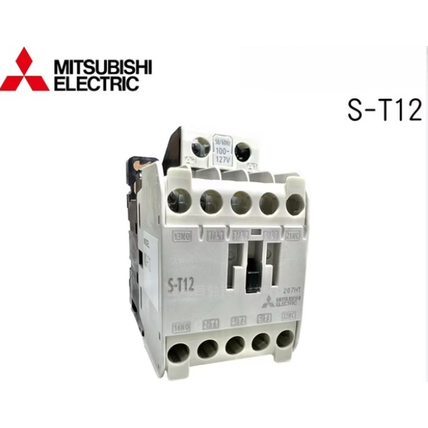 Mitsubishi AC Contactor S-T10 S-T11 S-T12 คอนแทคแม่เหล็กไฟฟ้า 24V 36V 48V 110V 220V 380V ...