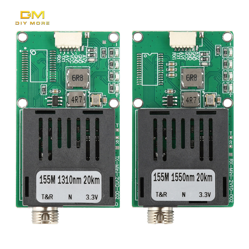 Diymore Sky/Earth TTL Optical Transceiver โมดูล DC 5.5-26V FC RX/TX/AV ...
