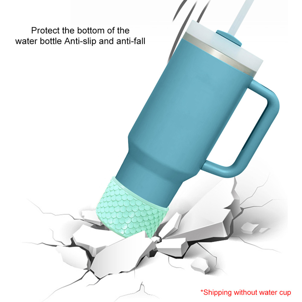 Mermaid Silicone Boot ขวดน้ํากันลื่นปลอกด้านล่างสําหรับ Stanley Cup ...