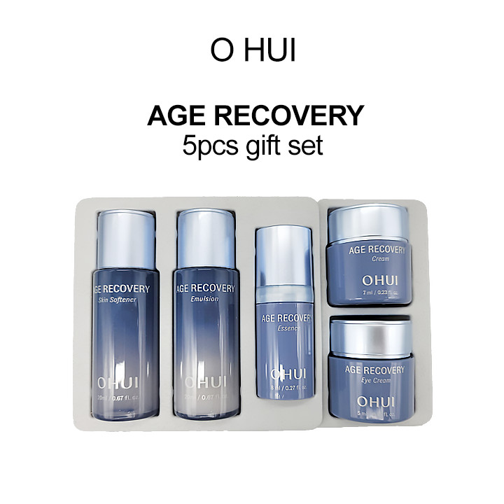 O HUI AGE RECOVERY 5pcs gift set / skin softener / emulsion / essence ...