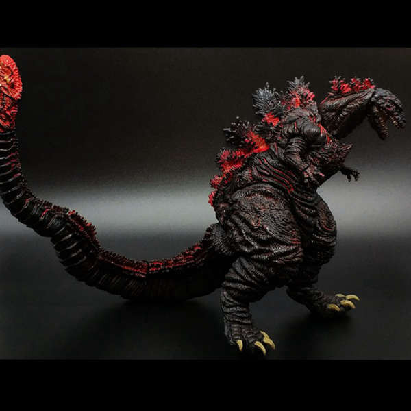 shin godzilla godzilla True Red Lotus Godzilla Toy 2019 ฟิกเกอร์โมเดล ...