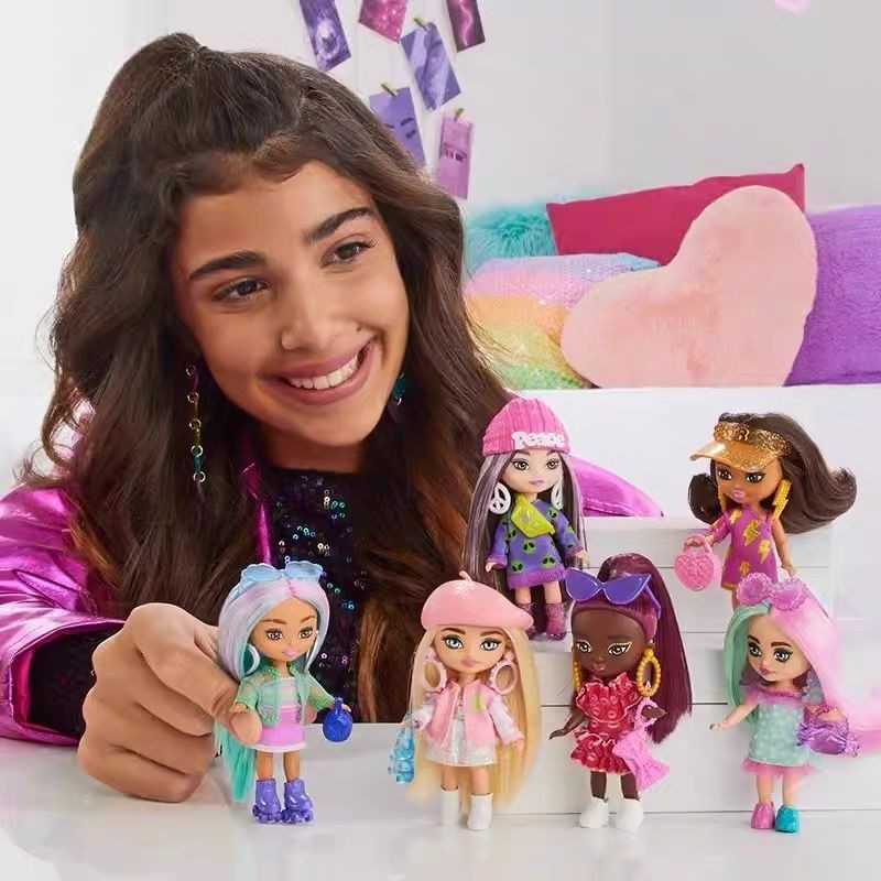 Barbie Extra Mini Minis HLN44 8.3 ซม. ตุ๊กตาบาร์บี้แฟชั่นสาว | Shopee ...