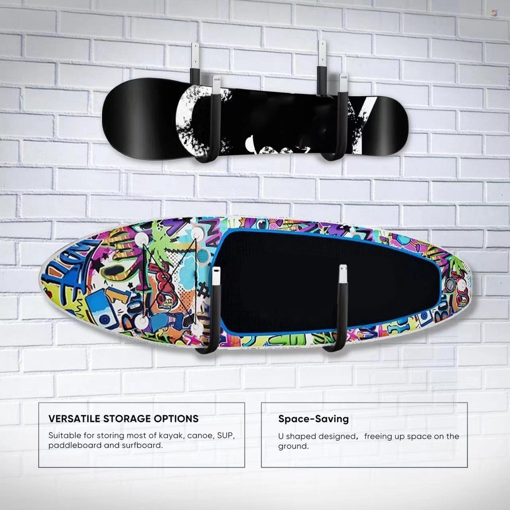 Kawath Surf กระดานโต้คลื่นผนัง Rack สําหรับ Longboards และ Shortboards ...