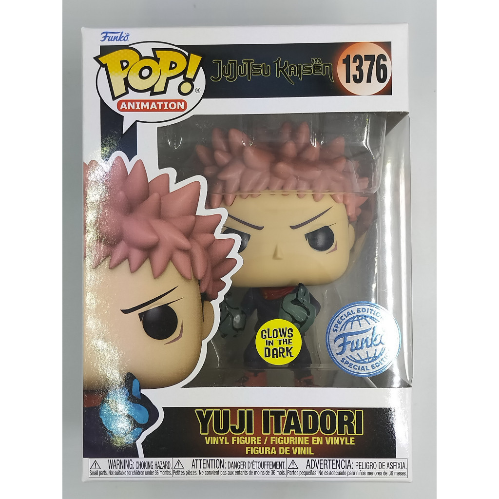 Funko Pop Jujutsu Kaisen - Yuji Itadori [เรืองแสง] #1376 (กล่องมีตำหนิ ...