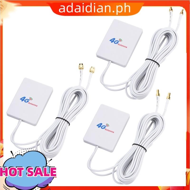 [ในสต็อก]เสาอากาศ Wifi 4G/3G 28dBi LTE เสาอากาศเครื่องขยายสัญญาณ 4G/3G เราเตอร์มือถือเสาอากาศ ...