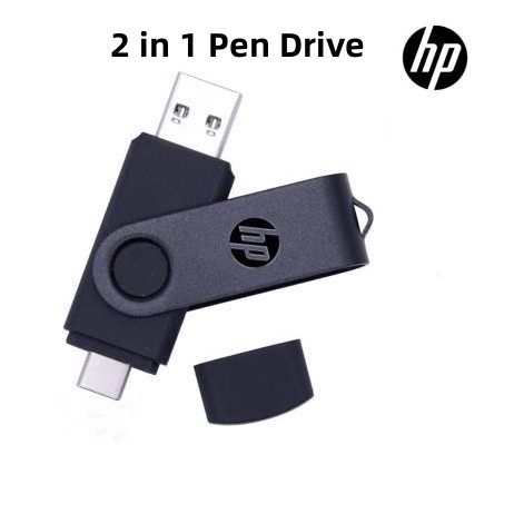 Hp 2TB OTG 2 IN 1 1TB แฟลชไดรฟ์ USB Type C OTG ความเร็วสูงสําหรับแท็บเล ...