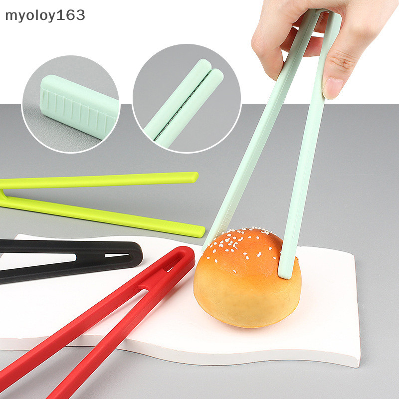 Myoloy ซิลิโคนอาหาร Toast แหนบ Trivet สําหรับแหนบครัวลื่นทําอาหารคลิป ...