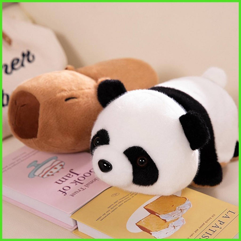 ตุ๊กตา Capybara 13.4in Panda Plushies เปลี่ยนเป็น Capybara Soothing ...