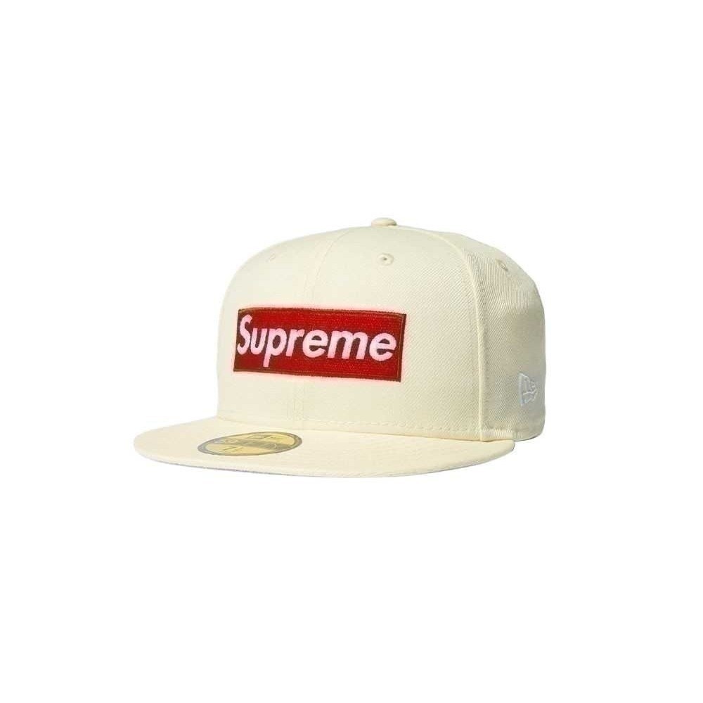 Supreme World Famous Box Logo New Era® White Unused | Shopee Thailand