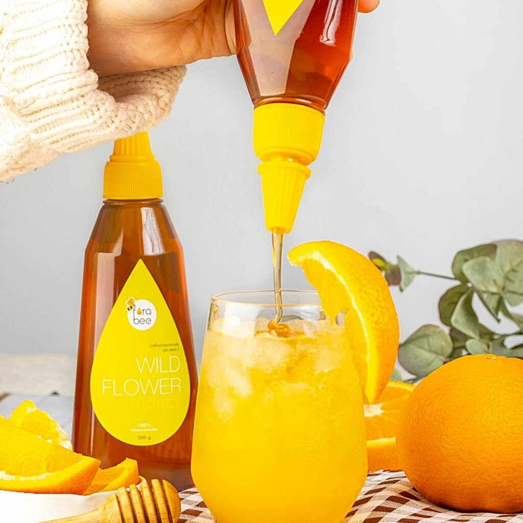 น้ำผึ้งดอกลำไย (ขวดบีบ) Forabee Longan Flower Honey 500 g. (05-8552) | Shopee Thailand