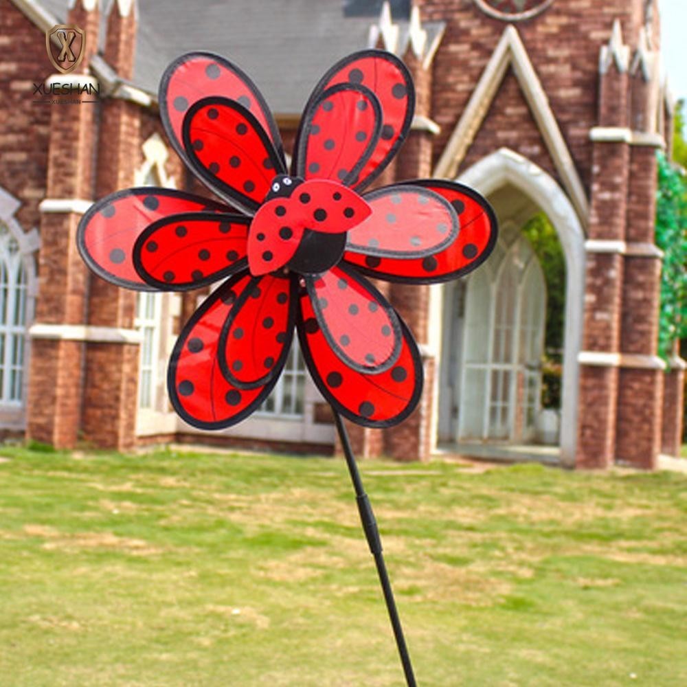 Xueshan Pinwheels เครื่องประดับกลางแจ้ง Sunflower Patio สนามหญ้า Yard ...
